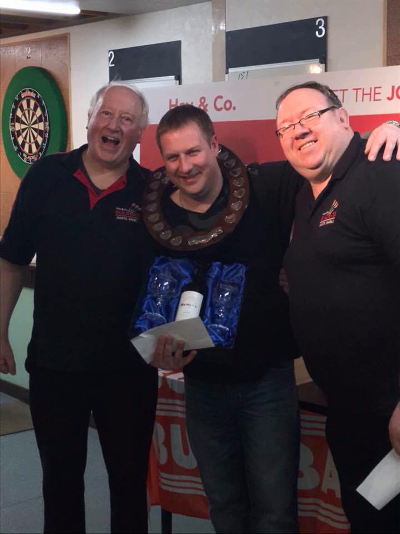 Barry Couper lifts Buildbase shield | Shetland Darts Association