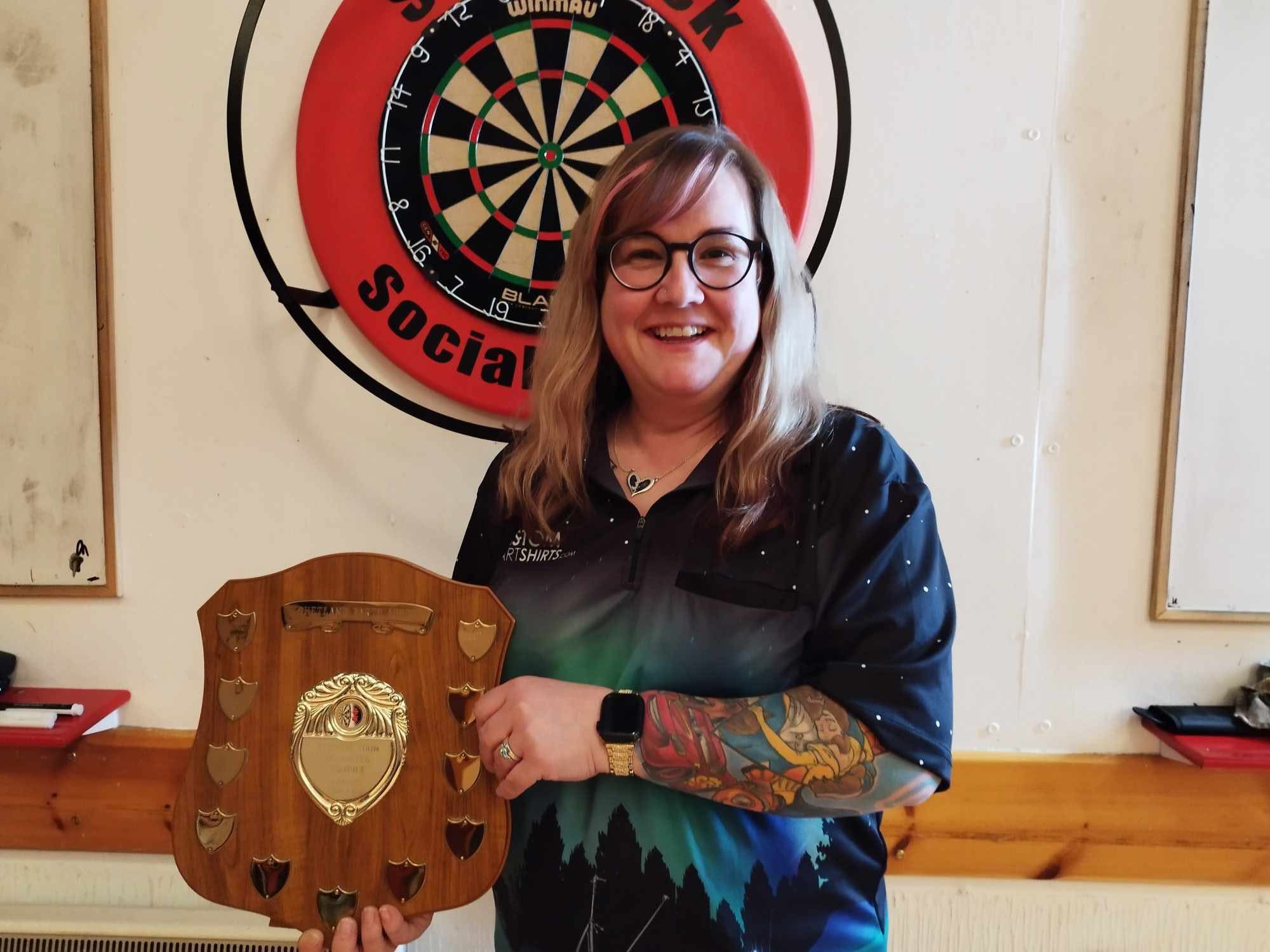 Victory for Melanie Scott in Grand Prix No 4 | Shetland Darts Association